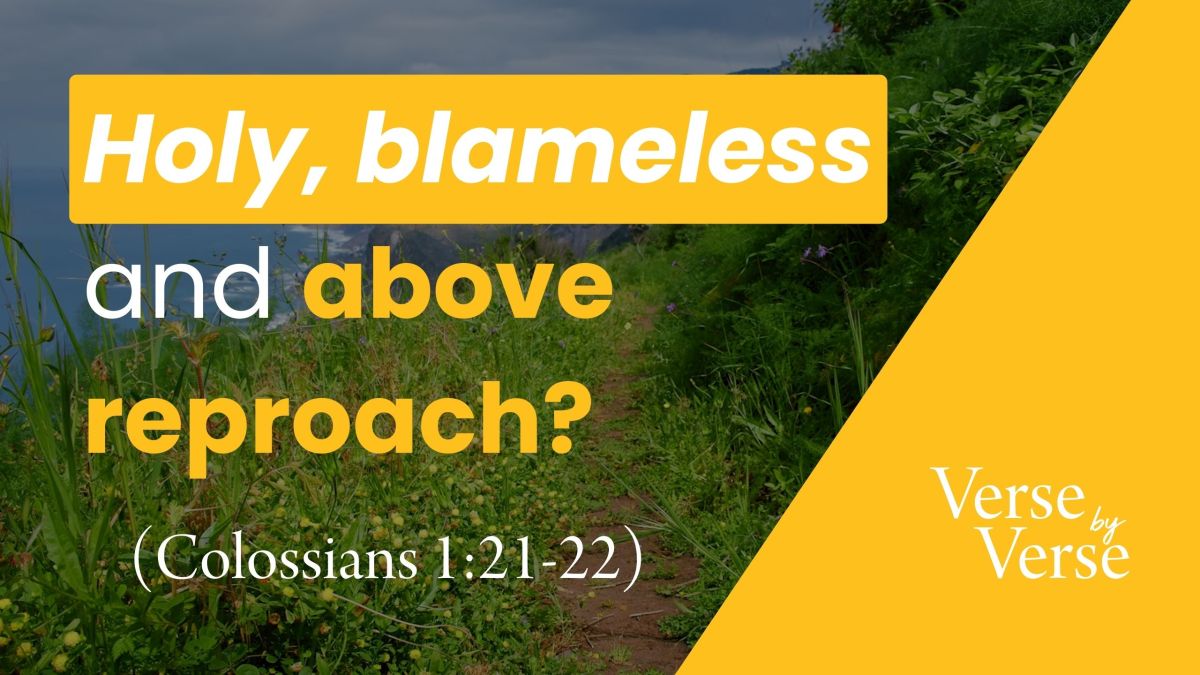 Christ’s Sacrifice Makes It Possible for Us to Be Holy (Colossians 1:21-22)