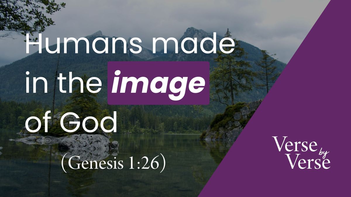 Humans Made in the Image of God (Genesis 1:26)