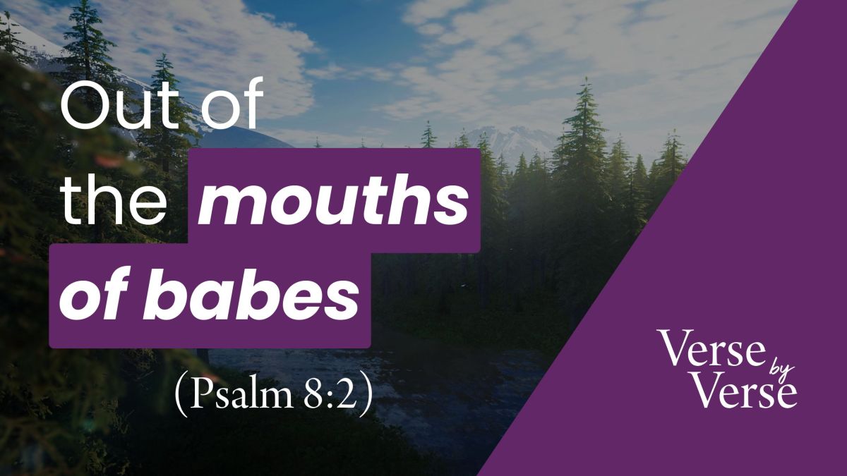 Out of the Mouths of Babes (Psalm 8:2)