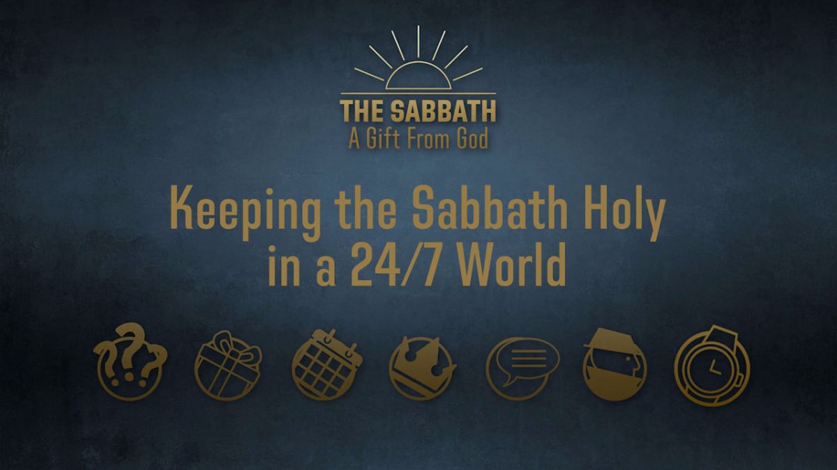 Keeping the Sabbath Holy in a 24/7 World