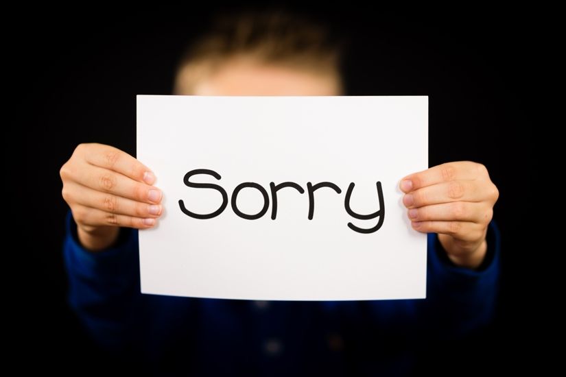 Learning to Say “Sorry”