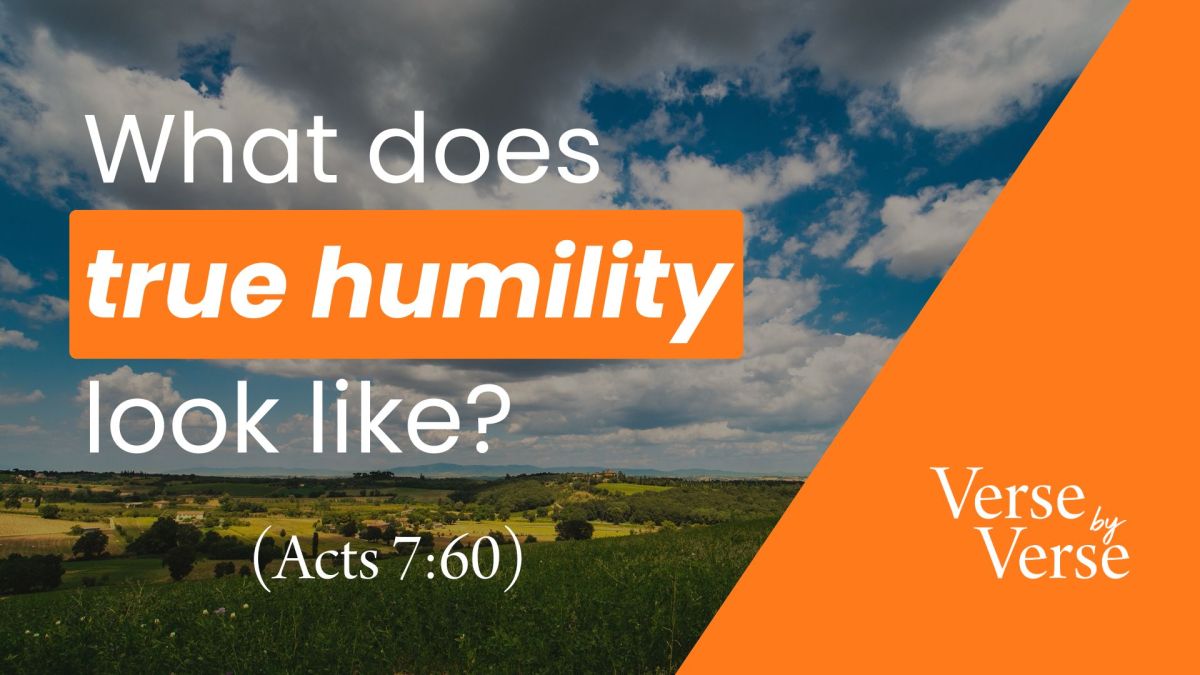What Does True Humility Look Like? (Acts 7:60)