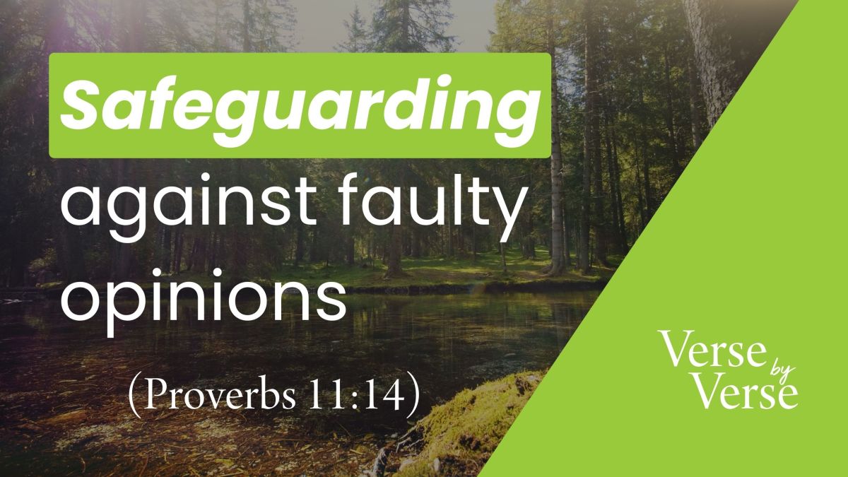 In the Multitude of Counselors (Proverbs 11:14)