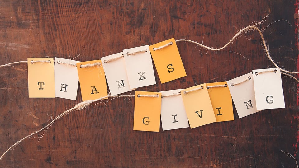 Something to Be Thankful for This Thanksgiving