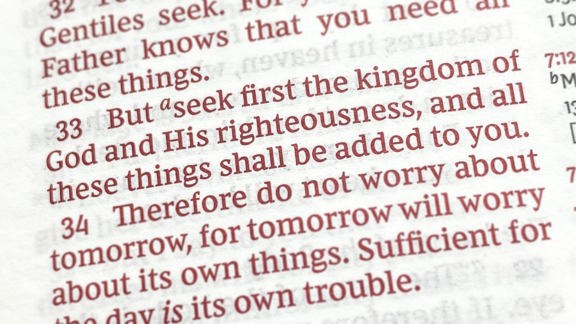 What Is The Meaning Of Matthew 6 33 What Is The Meaning Of Matthew 6 33