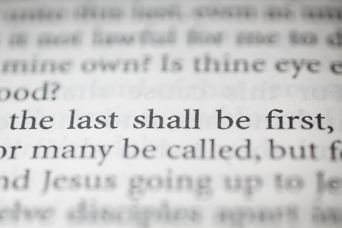 Meaning of the First Shall Be Last and the Last First