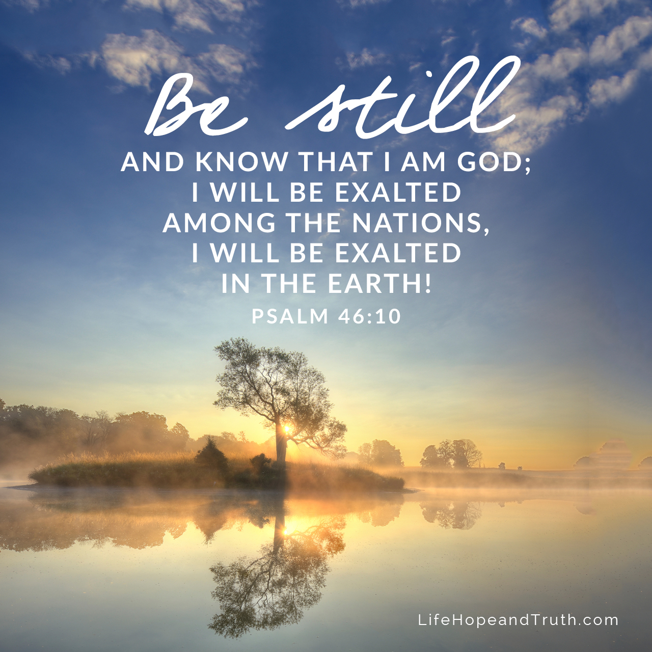 September 2 2016 Psalm 46 10